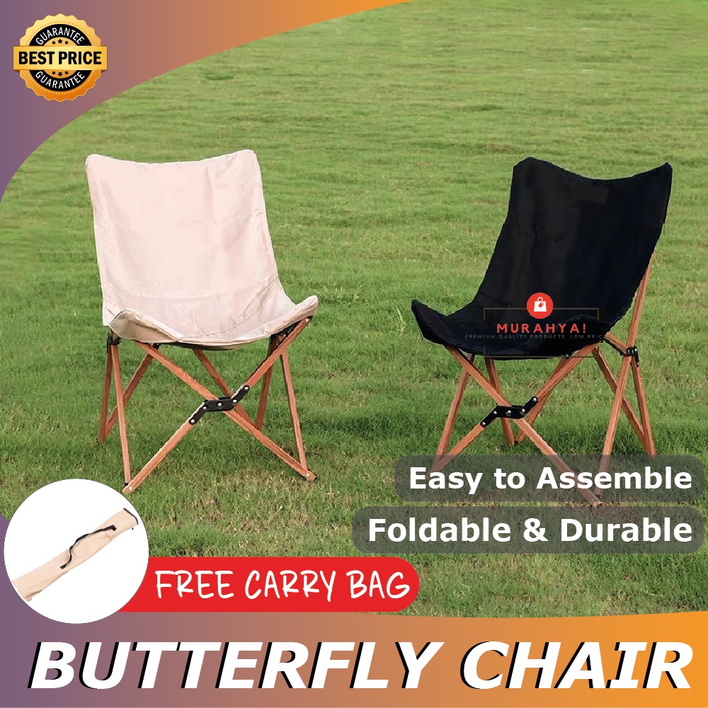 Kerusi lipat camping chair lipat Butterfly portable camping chair ...