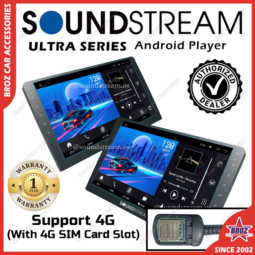 SOUNDSTREAM ANZUO ULTRA / ULTRA 2K 360 Cam Supported, DSP 4G SIM ...