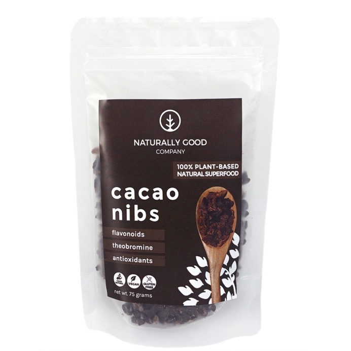 Naturally Good Cacao Nibs No Sugar 75g | Shopee Malaysia