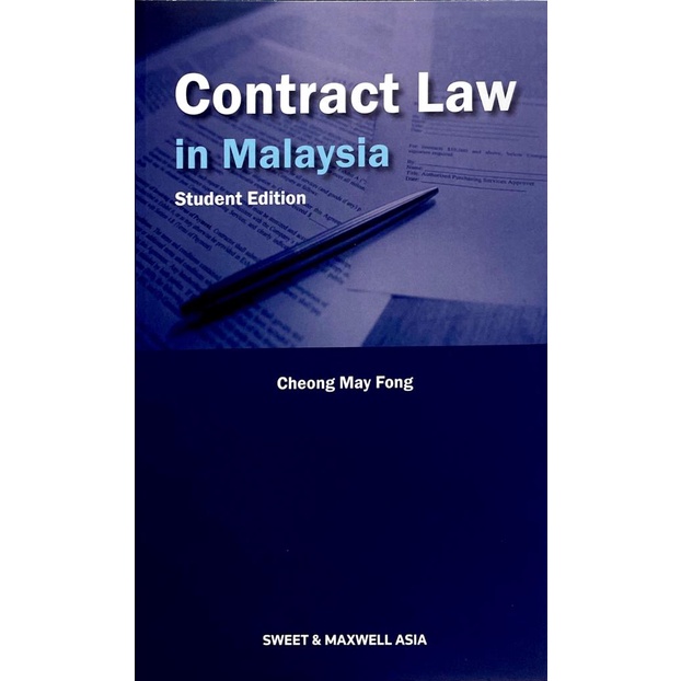 [ SWEET & MAXWELL ] Contract Law In Malaysia (Cheong May Fong) | Shopee ...