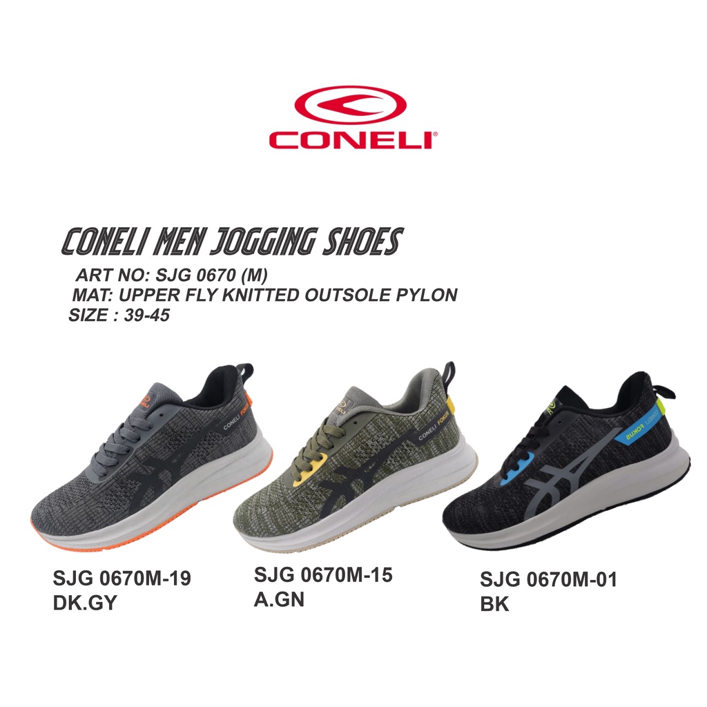CONELI SJG-0670M Lightweights Jogging,Running,Walking Sports Shoe ...