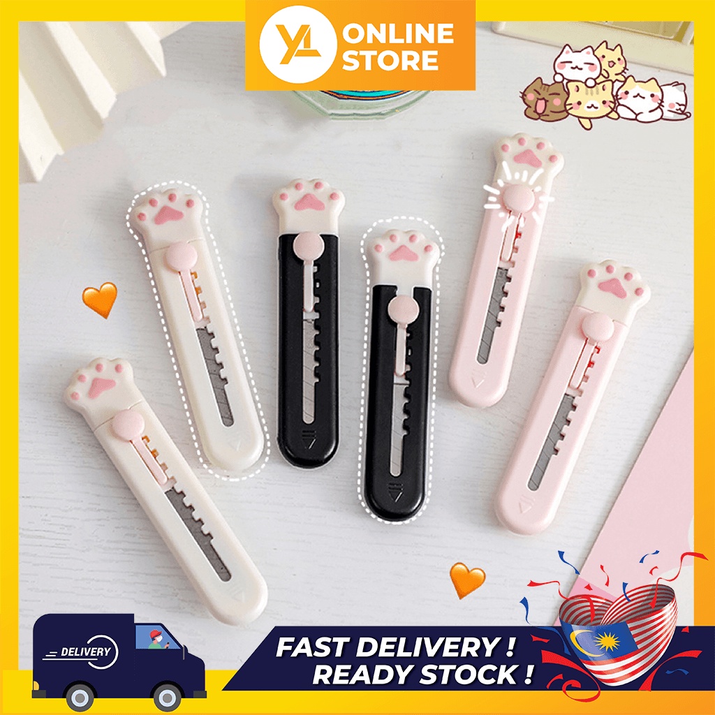 CUTE MINI PAPER CUTTER ART KNIFE CUTTER UNBOX TOOL PARCEL CUTTER ...