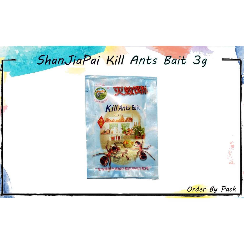 Anti Ants Powder Ants and Cockroach Killer 3g Semut Powder(1Pack ...