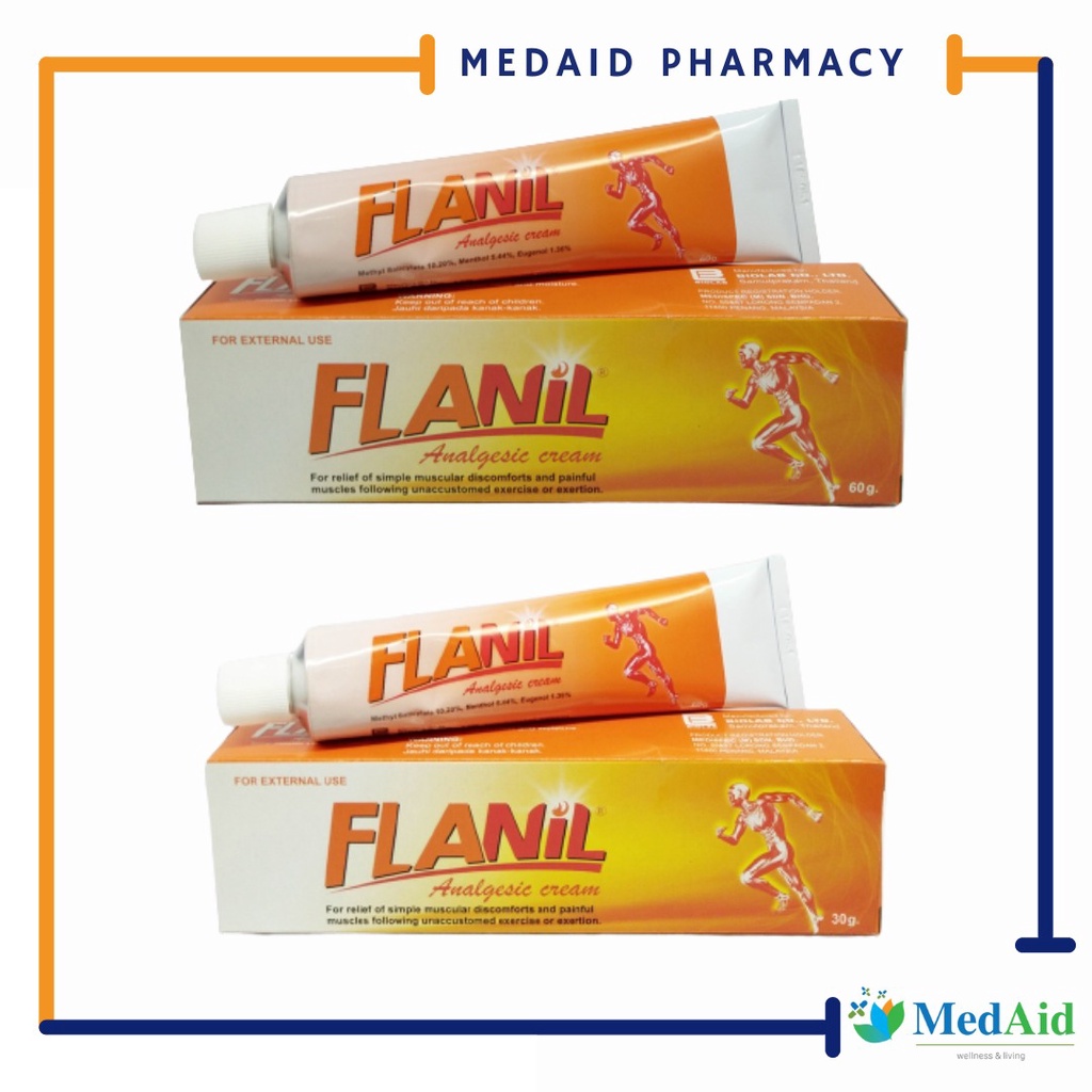 Flanil Analgesic Cream (30G/60G) | Shopee Malaysia