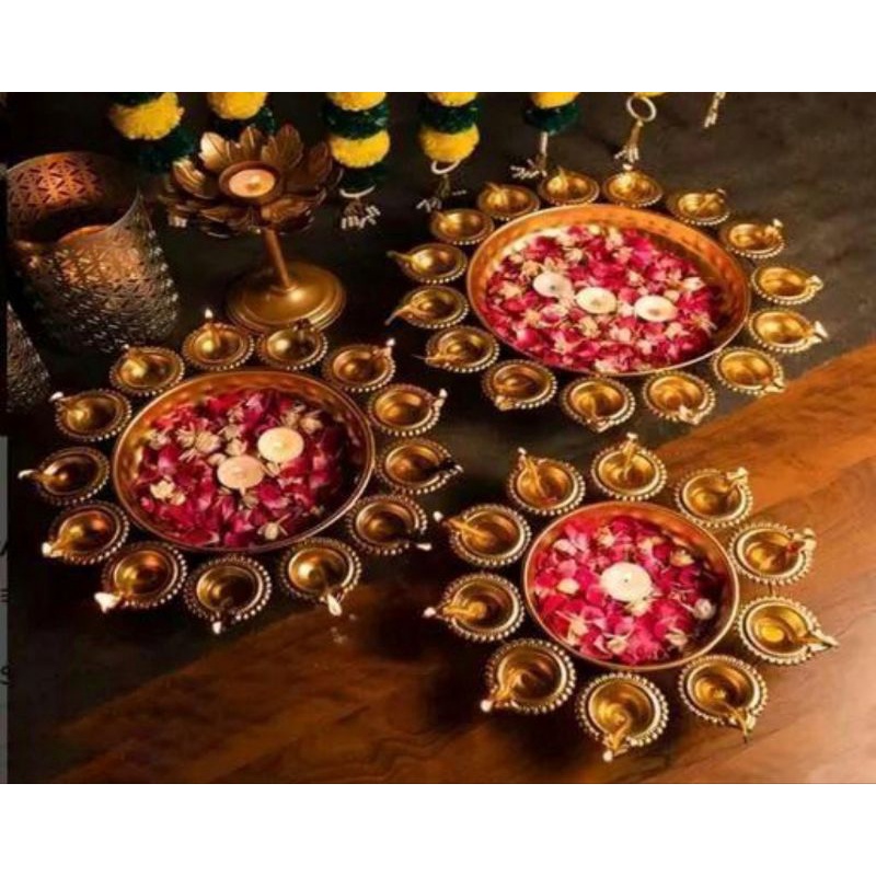 (READY STOCK) HOME DECOR URULI / URLI SET 16 inches 14 inches 12 inches ...