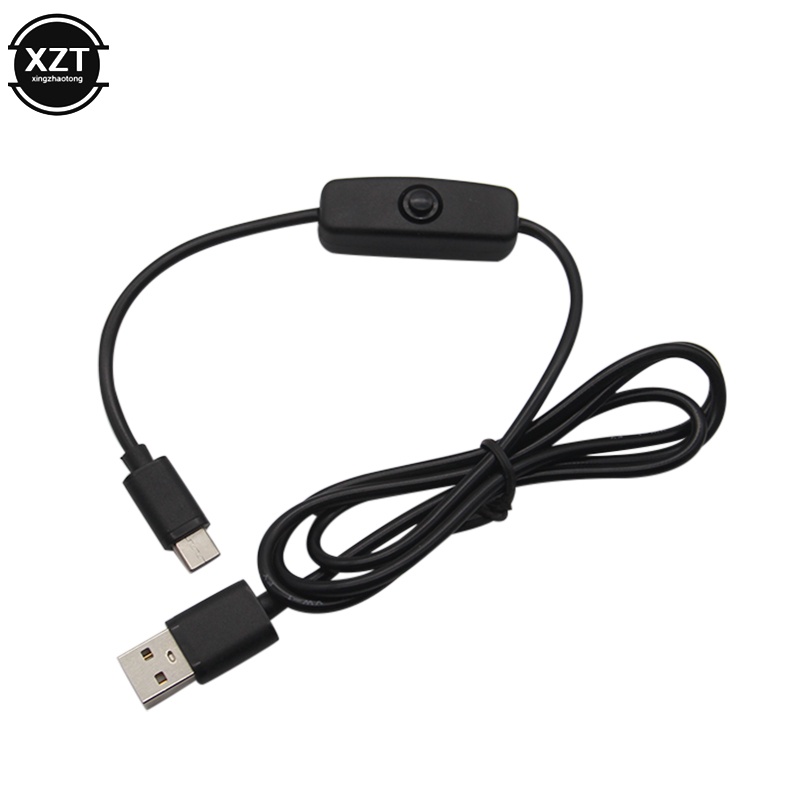 Raspberry Pi 4 Power Cable USB Type-C Charging Cable with ON/OFF Switch ...