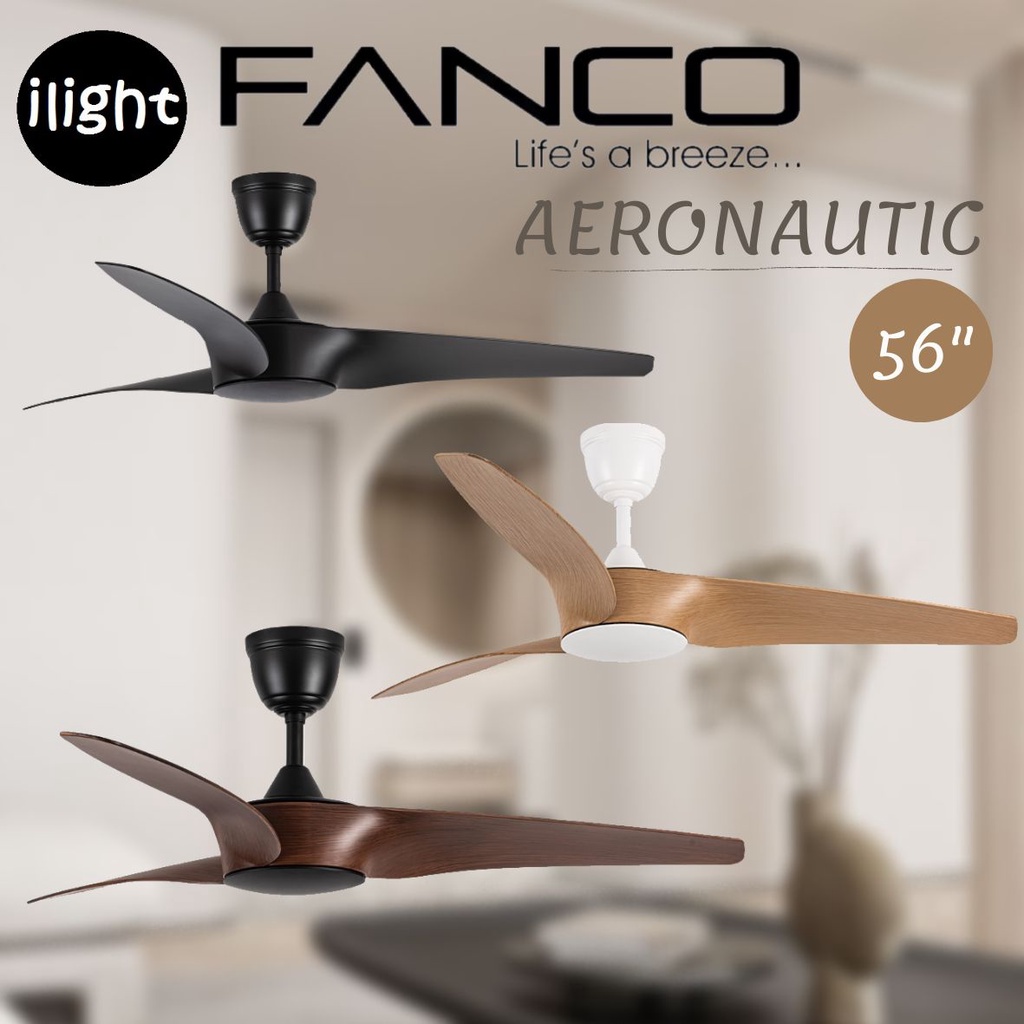 FANCO AERONAUTIC 56 inches DC Motor 3 Blades Ceiling Fan | Shopee Malaysia