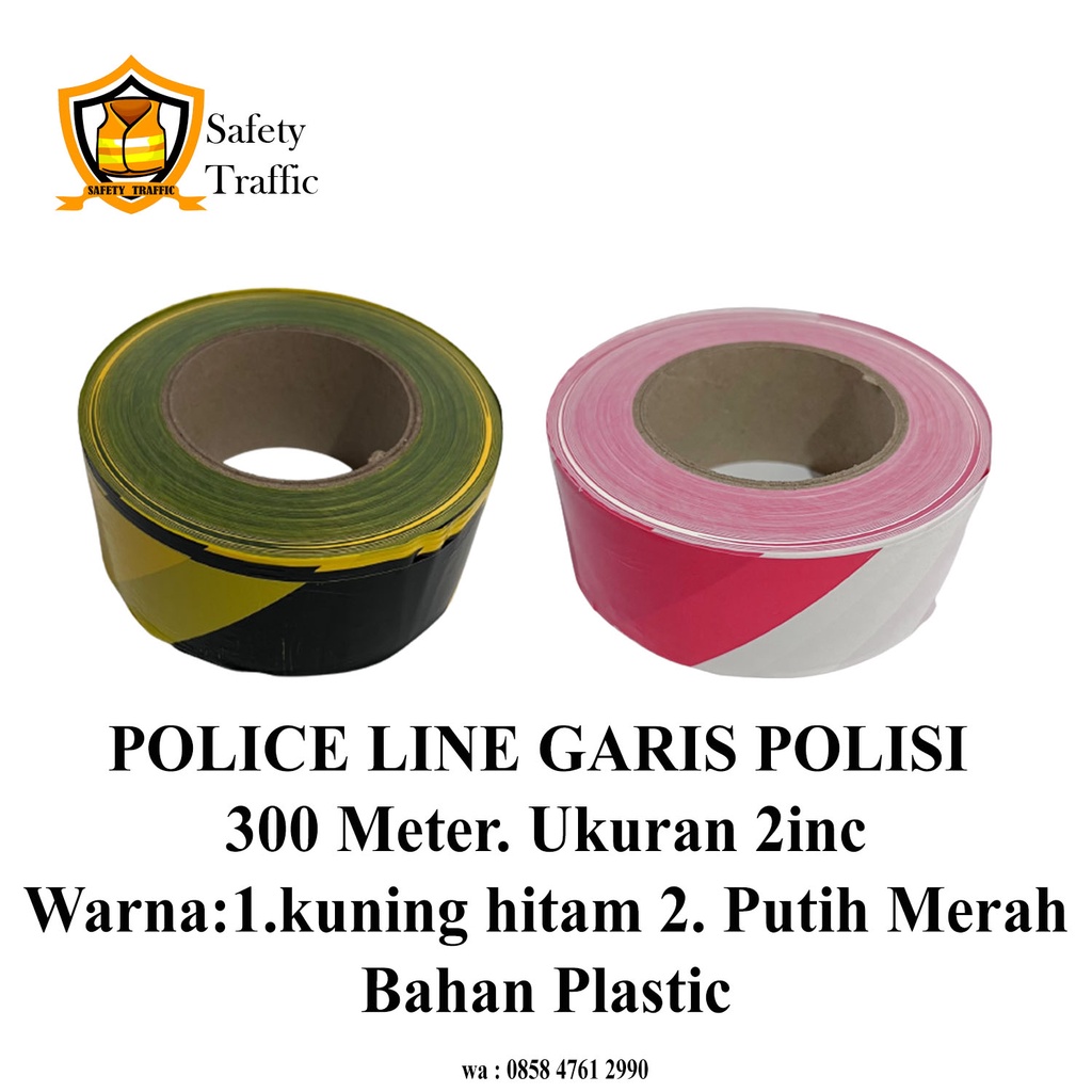 Police LINE POLICE SAFETY LINE 2 inch Length 300 meters | Shopee Malaysia