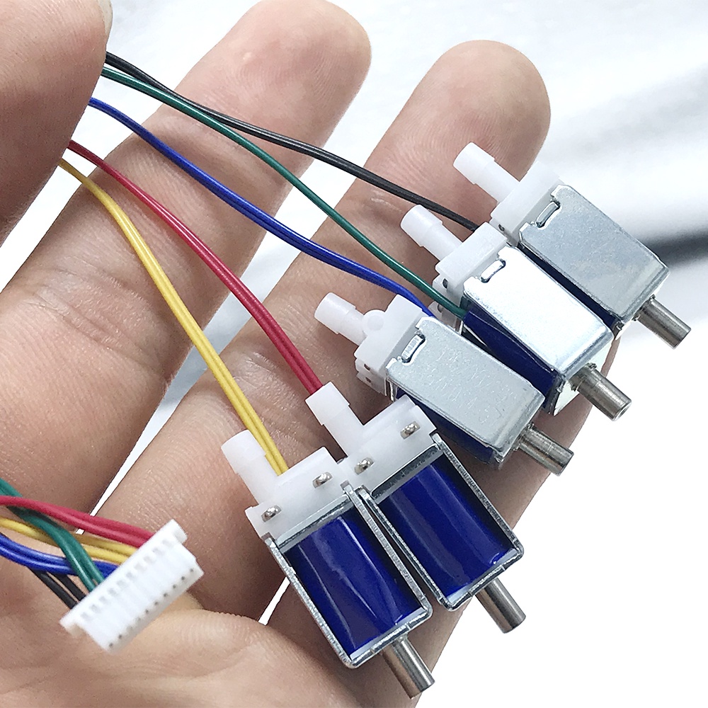5PCS DC 3.7V-6V 5V Normally Open Micro Mini Solenoid Valve Small ...