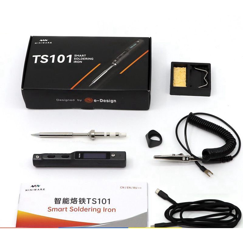 Original TS101 Mini USB Electric Soldering Iron Adjustable Temperature ...