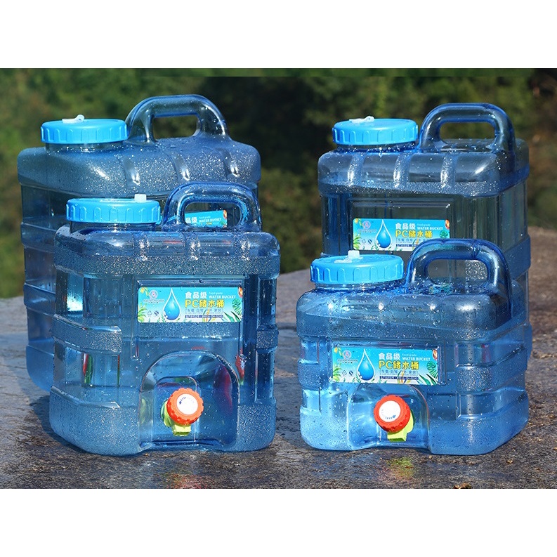 8L/12L/18L/22L)(10L/15L/20L Portable Outdoor Water Barrel Bucket ...