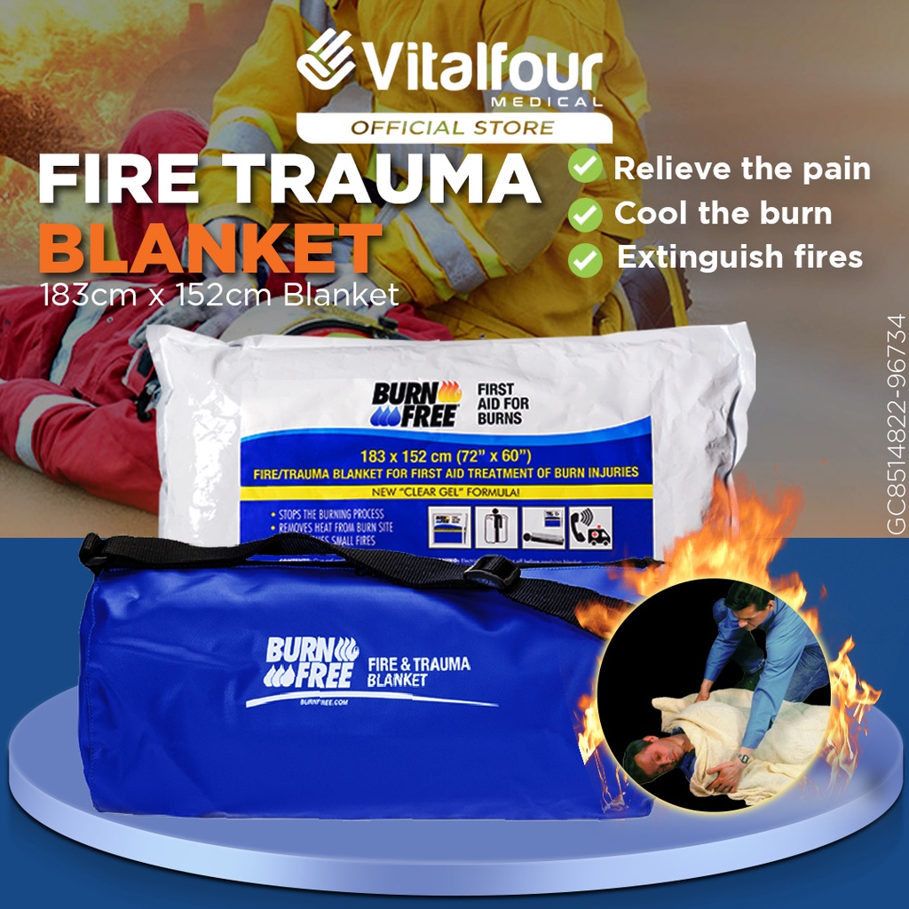 BurnFree Fire/Trauma Blanket For First Aid Burn Cooling | Shopee Malaysia