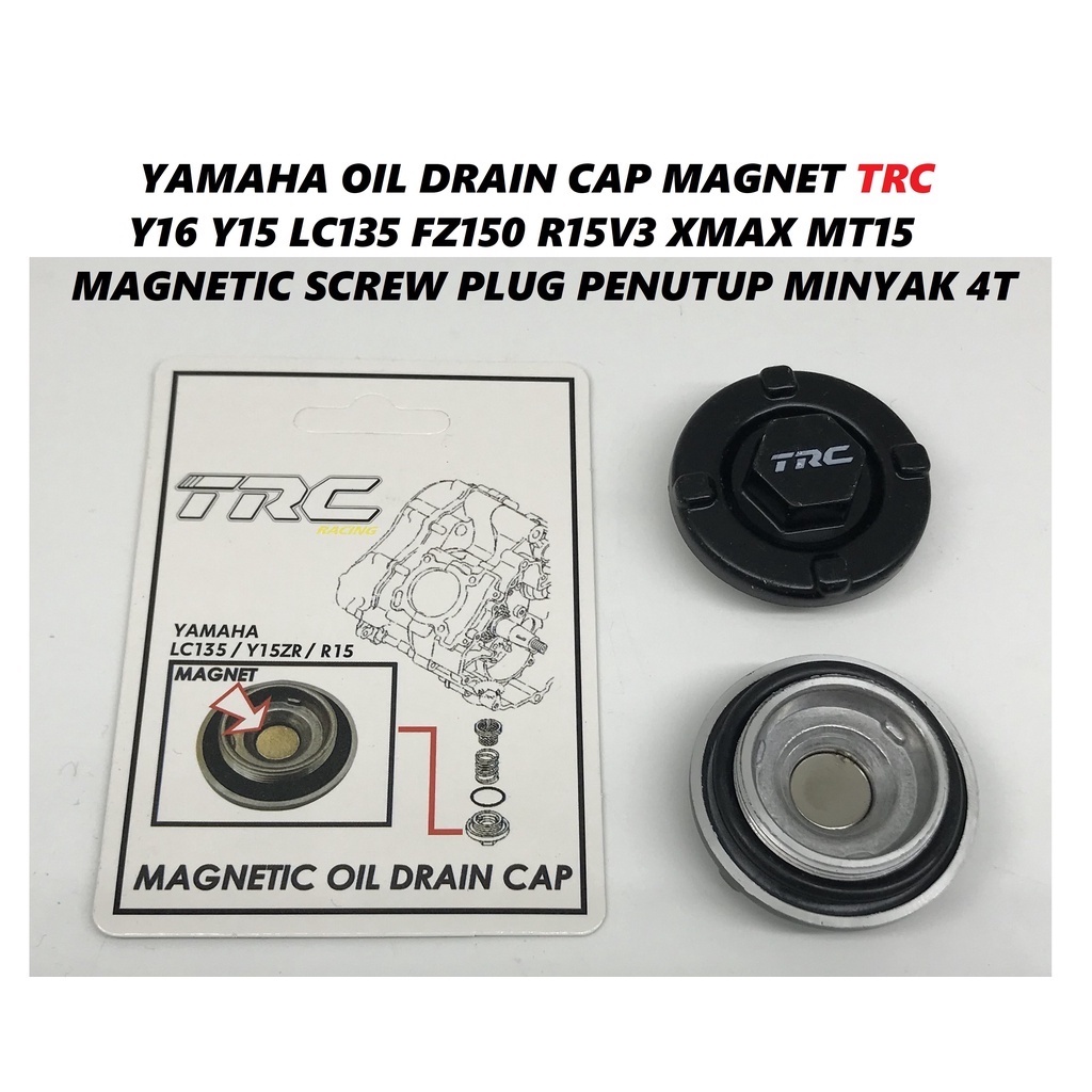 YAMAHA OIL DRAIN CAP MAGNET TRC Y16 Y15 LC135 FZ150 R15 XMAX MT15 ...