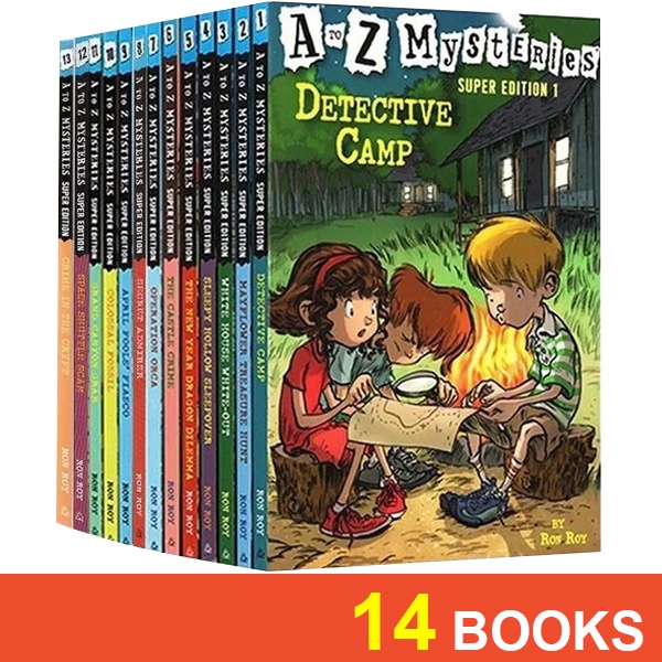 A to Z mysteries Super Edition (14 books) | Shopee Malaysia