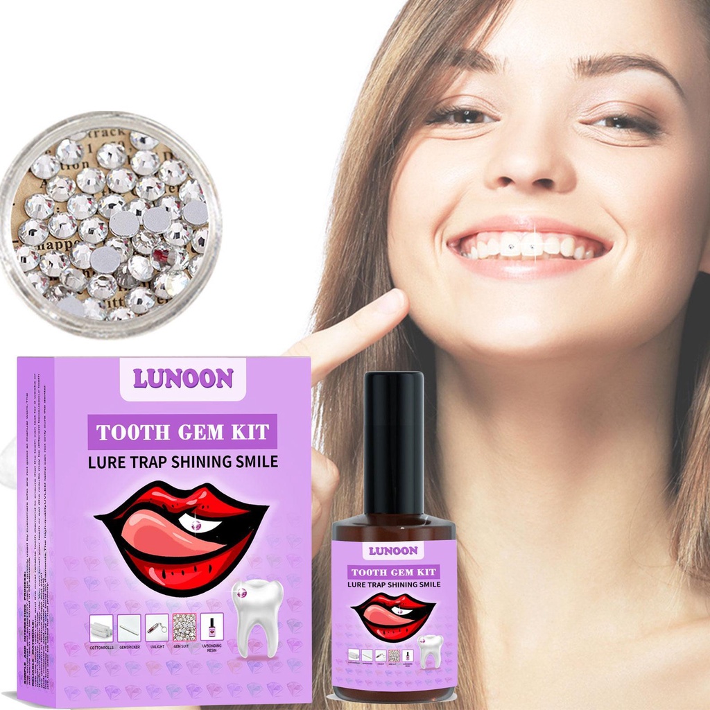 Tooth Gem Set Easy To Remove Beautiful White Teeth Easy Jewelry To ...