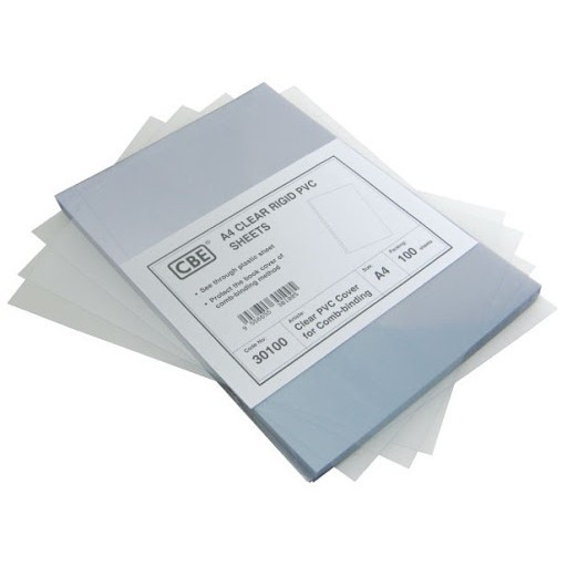CBE PVC Clear A4 Rigid Sheet / Plastic A4 Cover / Binding Cover ...