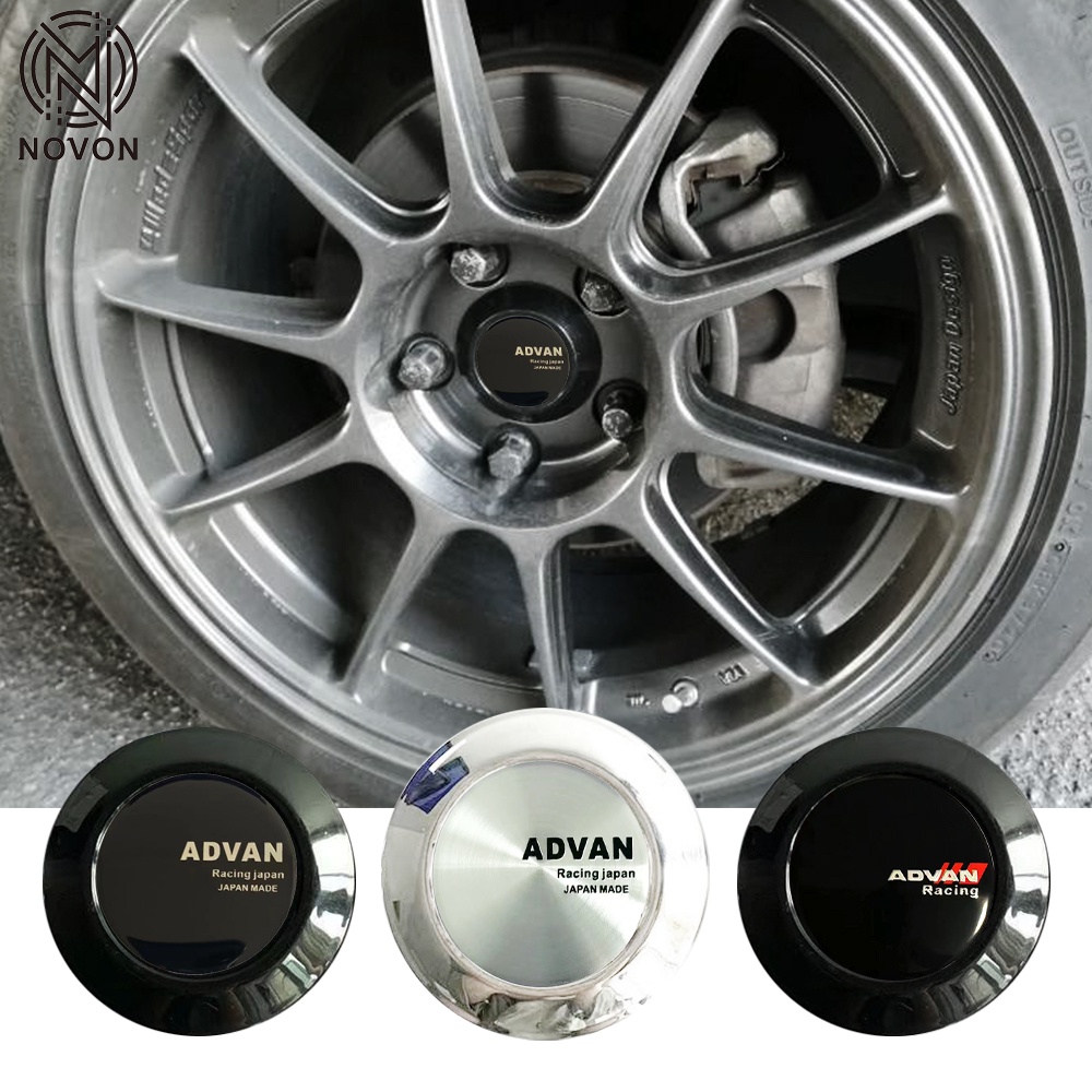 1pc ADVAN wheel hub caps 76mm OD &72mm ID wheel center cap ADVAN racing ...