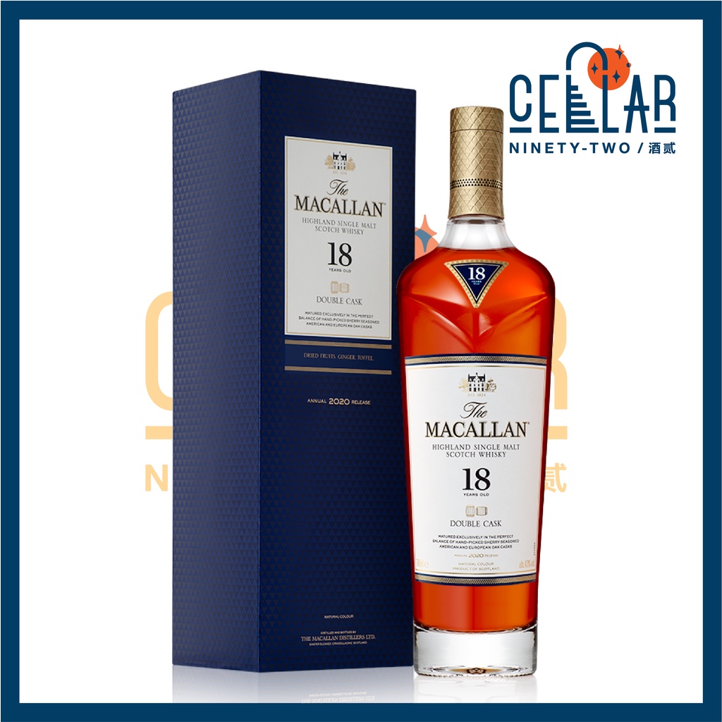 The Macallan 18 Year Old Double Cask Single Malt Scotch Whisky 700mL | Shopee Malaysia