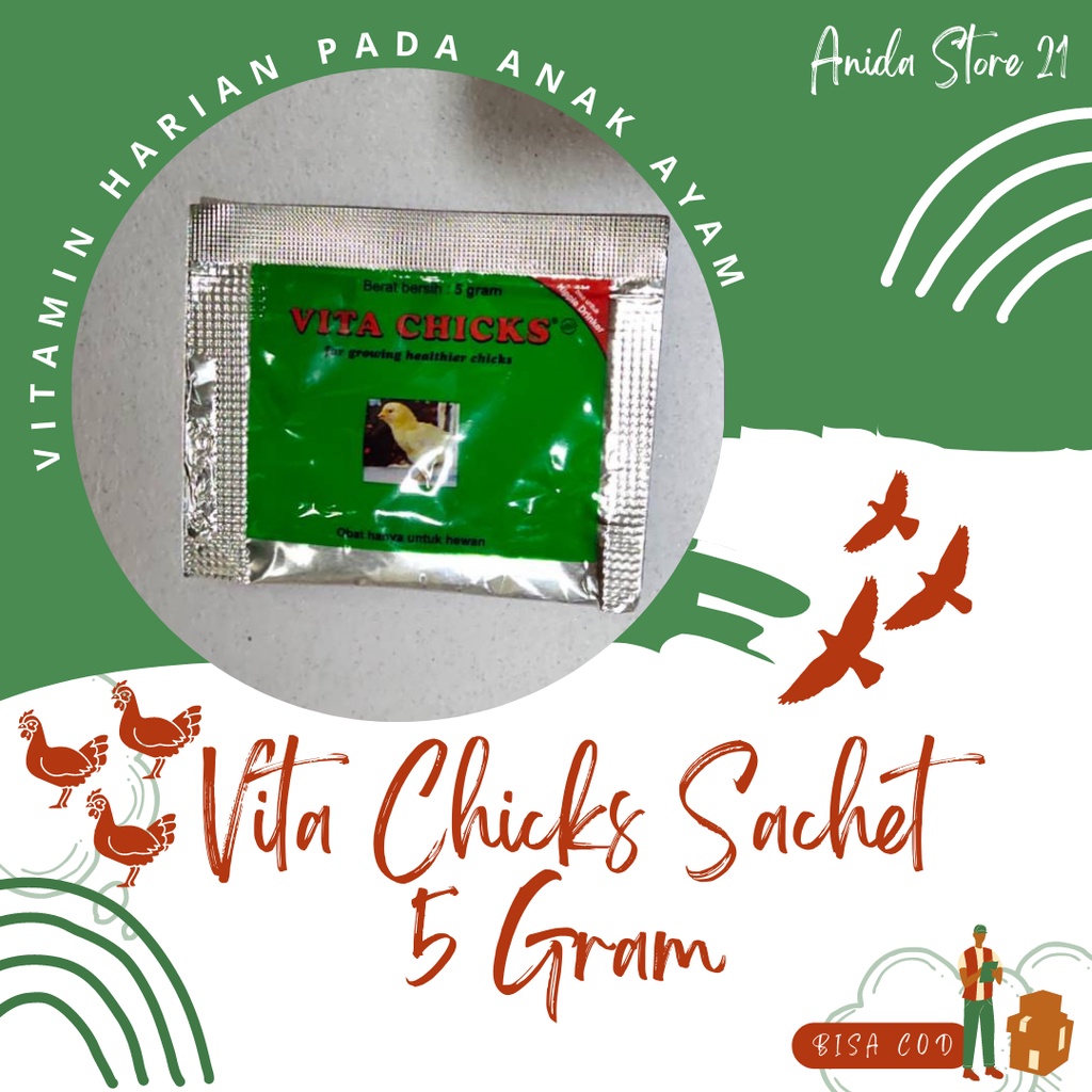 Vita Chicks Sachet 5 Gram Vitamin Chicks | Shopee Malaysia