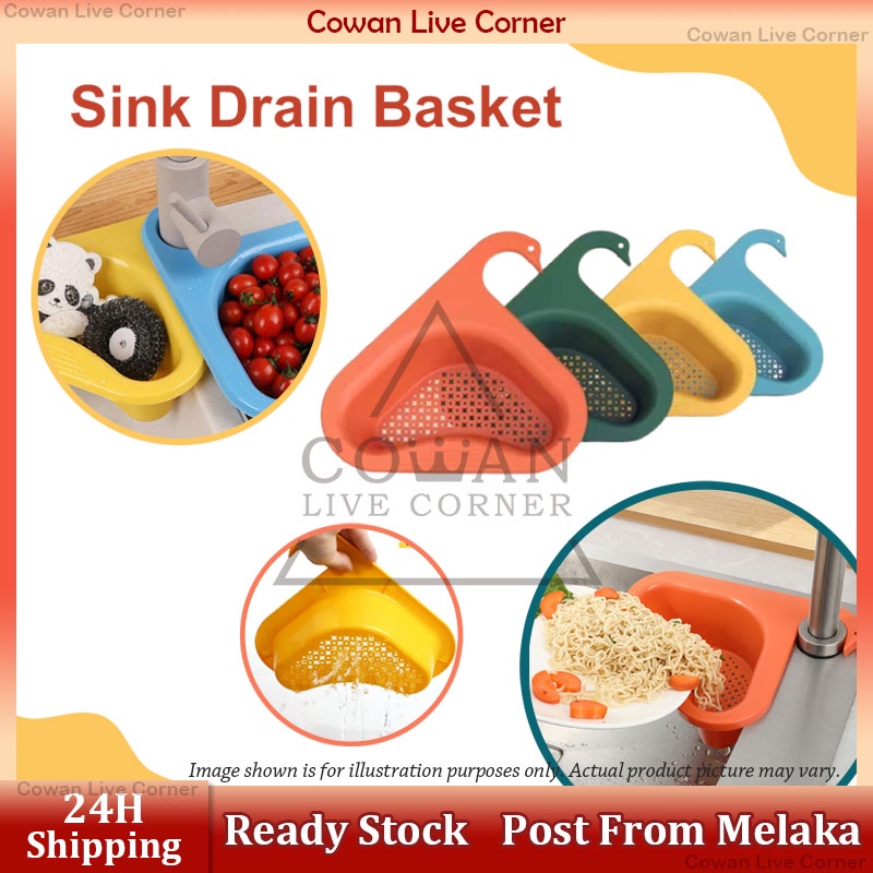 Kitchen Sink Strainer Leftover Drain Basket Soup Garbage Filter ...