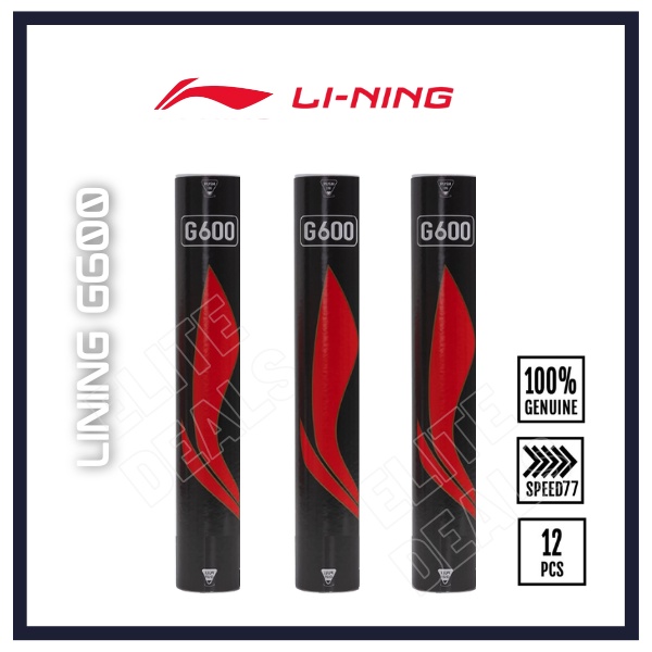 Lining G600 Badminton Shuttlecocks (77) - 100% Original | Shopee Malaysia