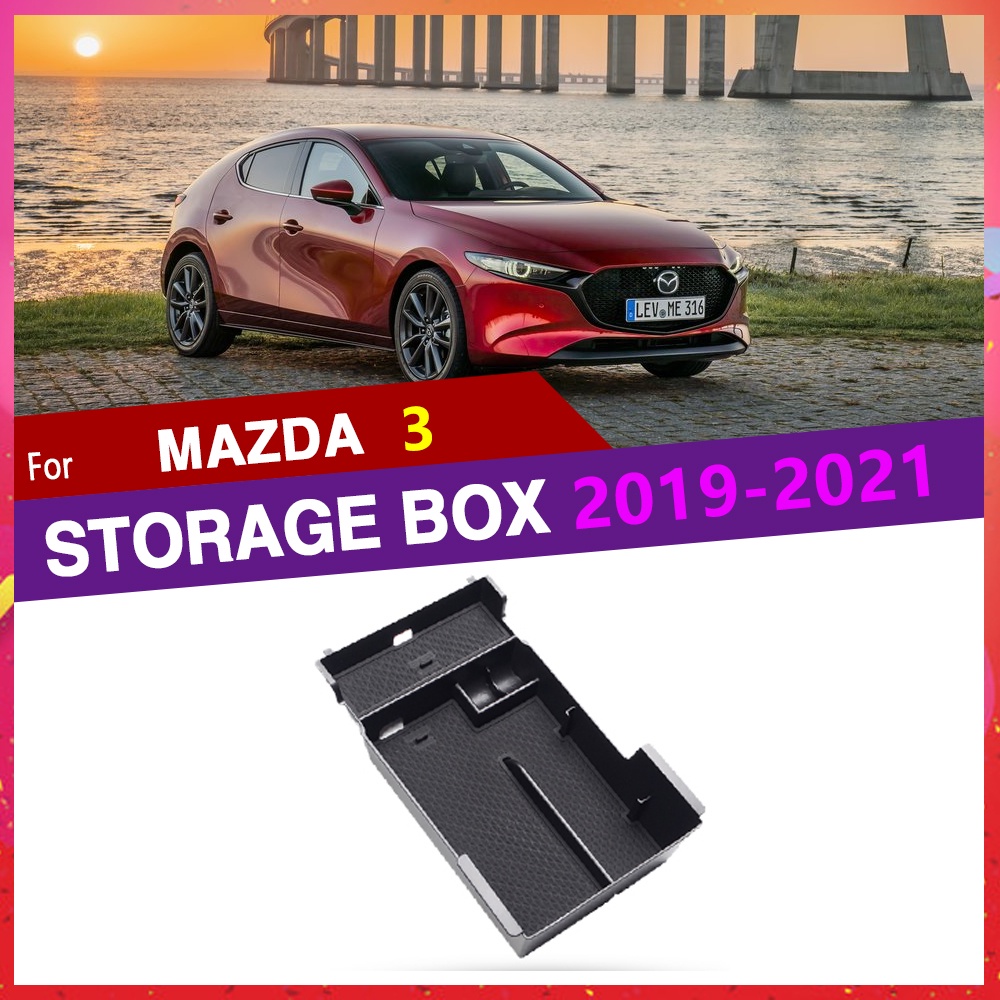 Car Storage Gap Stowing Tyding Central Holder Box Tray for Mazda 3 2019 2020 2021 BP Sedan ...