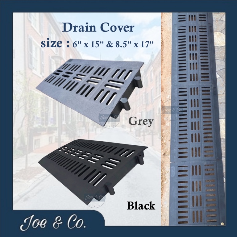 Heavy Duty PVC Drain Cover Outdoor RAYACO 6" x 15" & 8.5" x 17 /Plastik ...