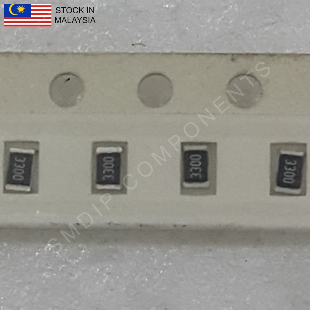 10 PCS Yageo 330R ±1%, 0805 SMD Resistor (3300) | Shopee Malaysia