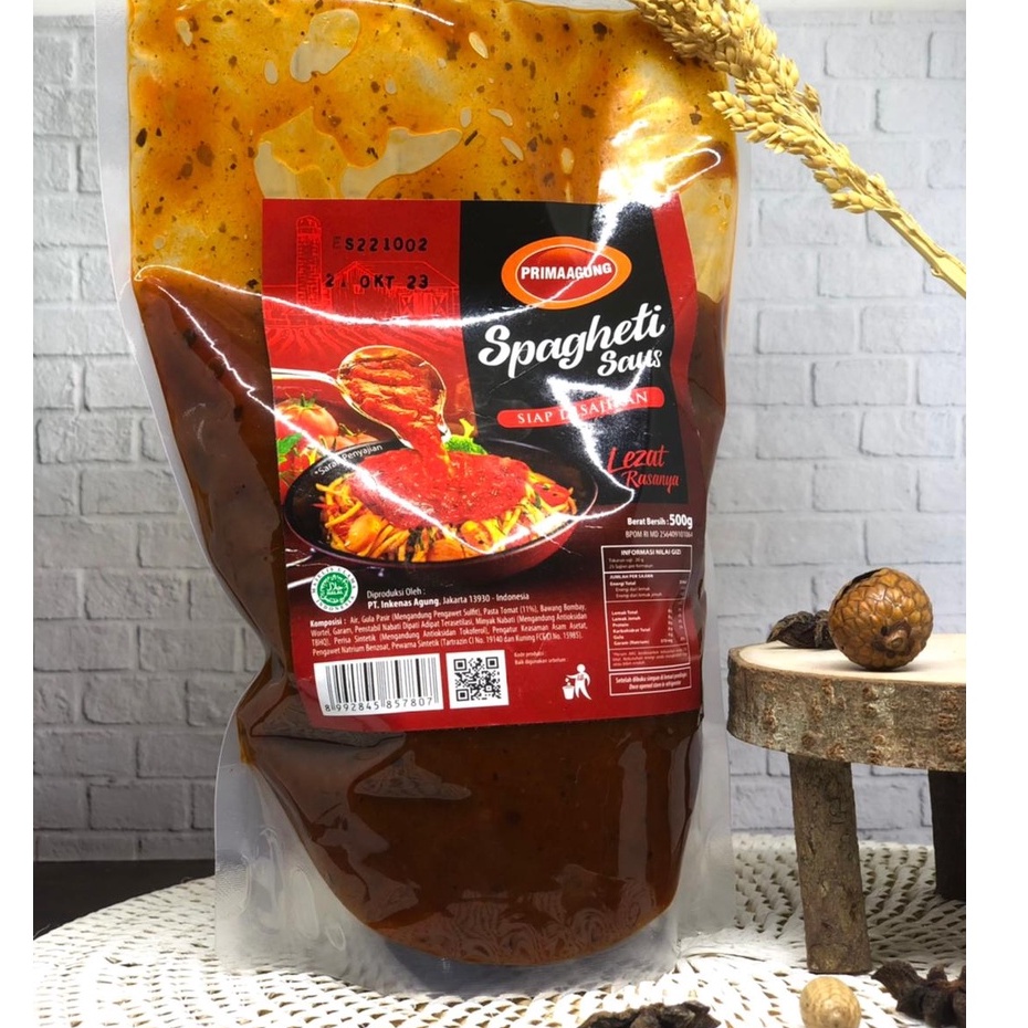 Prima Agung Spaghetti Sauce 500g | Shopee Malaysia
