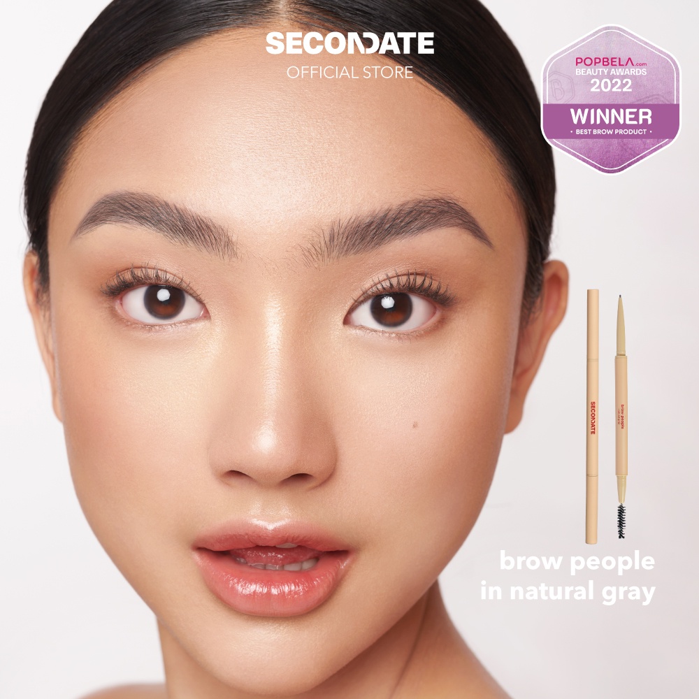 Secondate Brow People Pencil in Natural Grey | Shopee Malaysia
