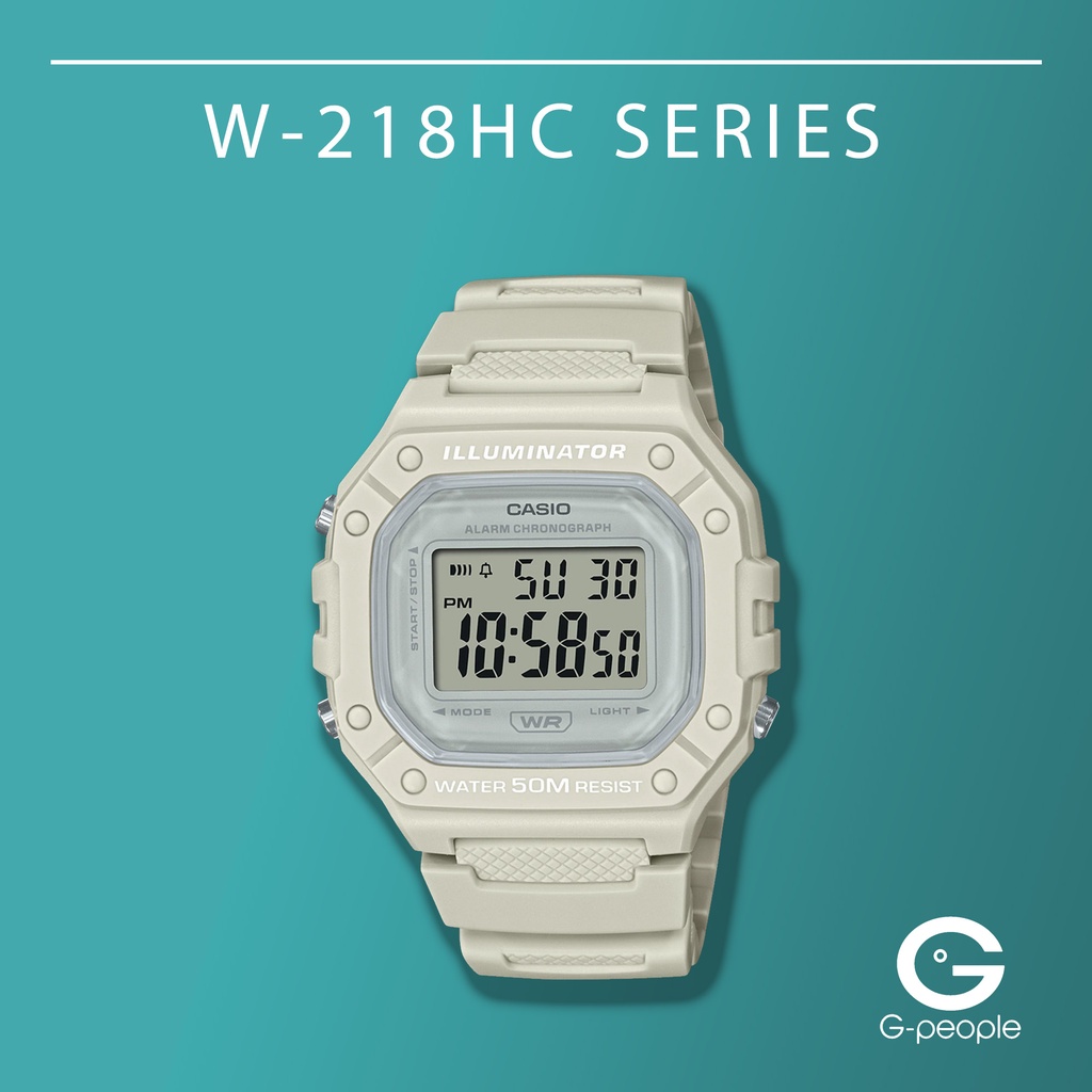 CASIO W-218HC-8AV / W-218HC-8A / W-218HC DIGITAL WATCH 100% ORIGINAL ...