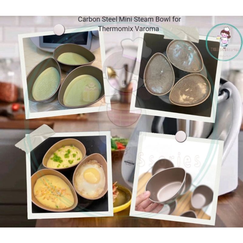 Thermomix Accessories Carbon Steel Mini Egg Steam Bowl Cupcake Egg Tart ...
