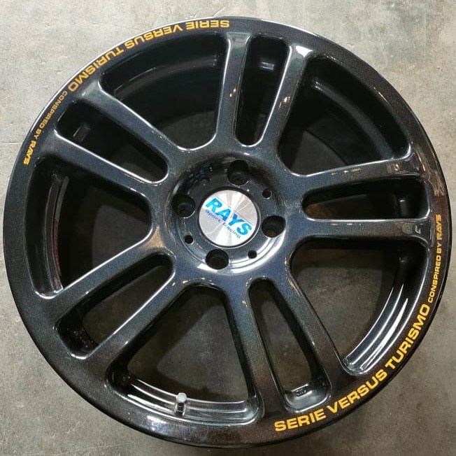 Sticker Rim RAYS VERSUS TURISMO RAYS SESTO TURISMO Cutting ori japan ...