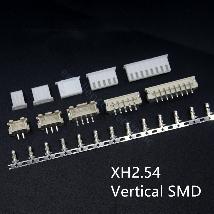 10sets PH2.0 XH2.54 PH/XH Horizontal / Vertical SMD Pin Header + Housing + Terminal Set 2.54mm ...