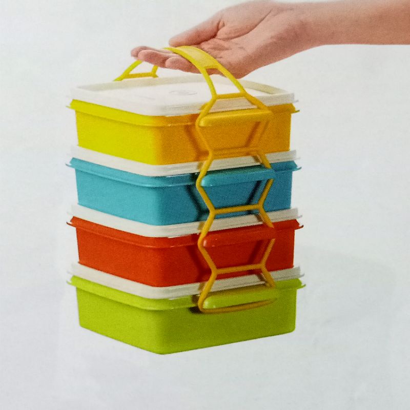 🔥 Tupperware small goodies box with cariolier (4) 850ML 💥 Ready Stock 💥 ...