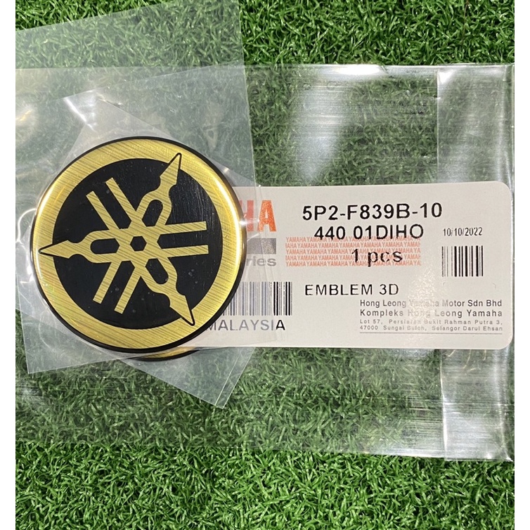 Yamaha Y16ZR Emblem Gold Limited 60th Anniversary Logo Original HLY ...