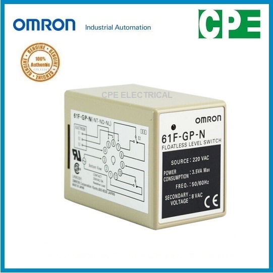 Omron 61F-GP-N AC220 Floatless Level Switch Compact, Plug-in Type - JAPAN ORIGINAL | Shopee Malaysia