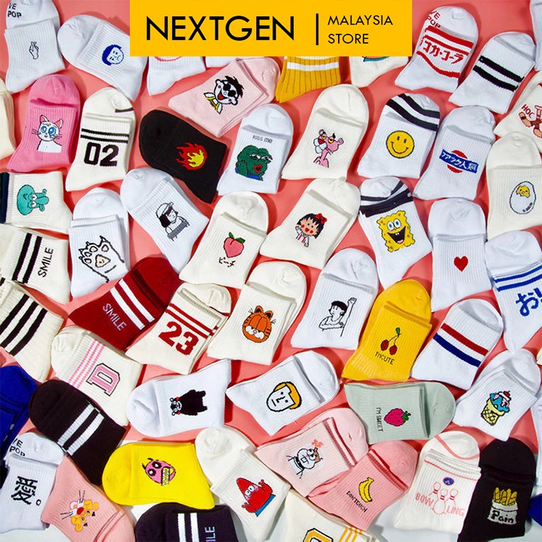 NEXTGEN MALAYSIA - Korean Fashion Funny Socks Street Hip Hop Unisex ...