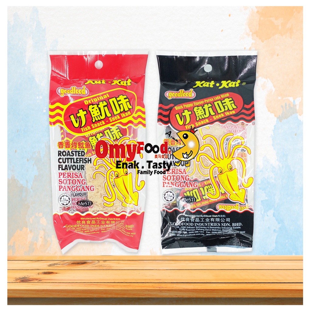 50g Kat-Kat Fish Snack Roasted Cuttlefish Flv,Snek Ikan Perisa Sotong ...