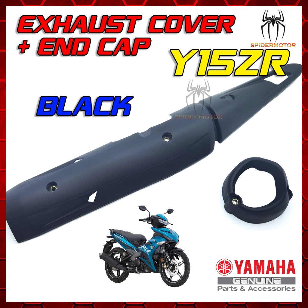 YAMAHA MUFFLER COVER EKZOS COVER EXHAUST COVER & MUFFLER END CAP Y15 V1 ...