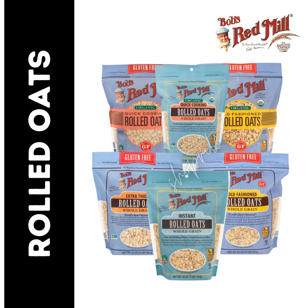 Bob's Red Mill Organic Gluten Free Rolled Oats (Instant / Quick Cooking ...