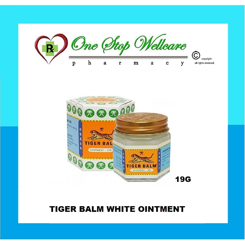 TIGER BALM SAPUAN PUTIH / TIGER BALM WHITE OINTMENT 19G (EXP:10/2026 ...