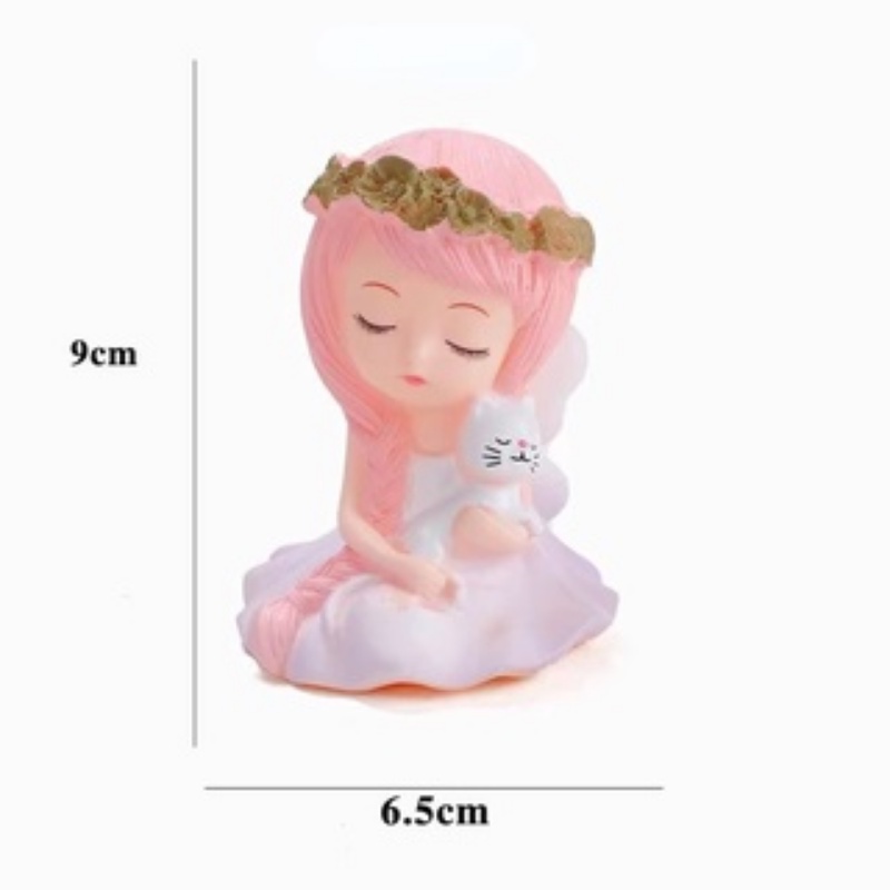 Angel Theme Characters Action Figures Toy Dolls Princess Prince Cake ...
