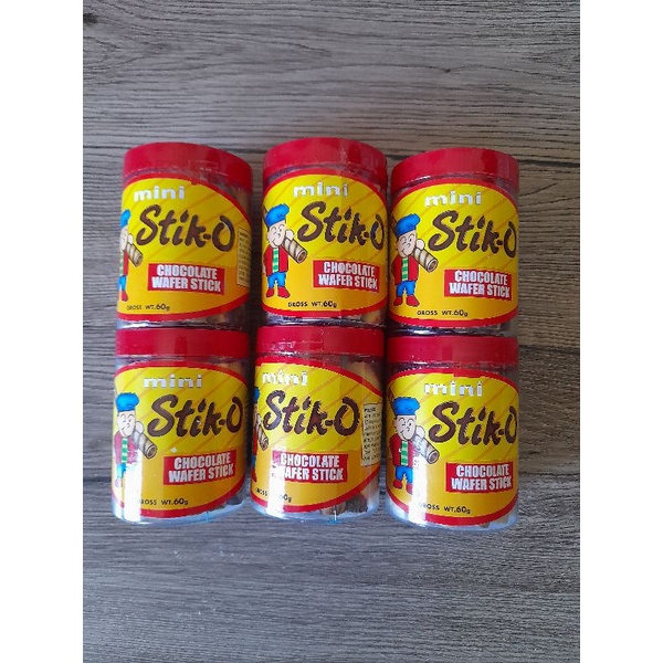 Stik-O Mini Chocolate Wafer Stick 60g (Set of 6) | Shopee Malaysia