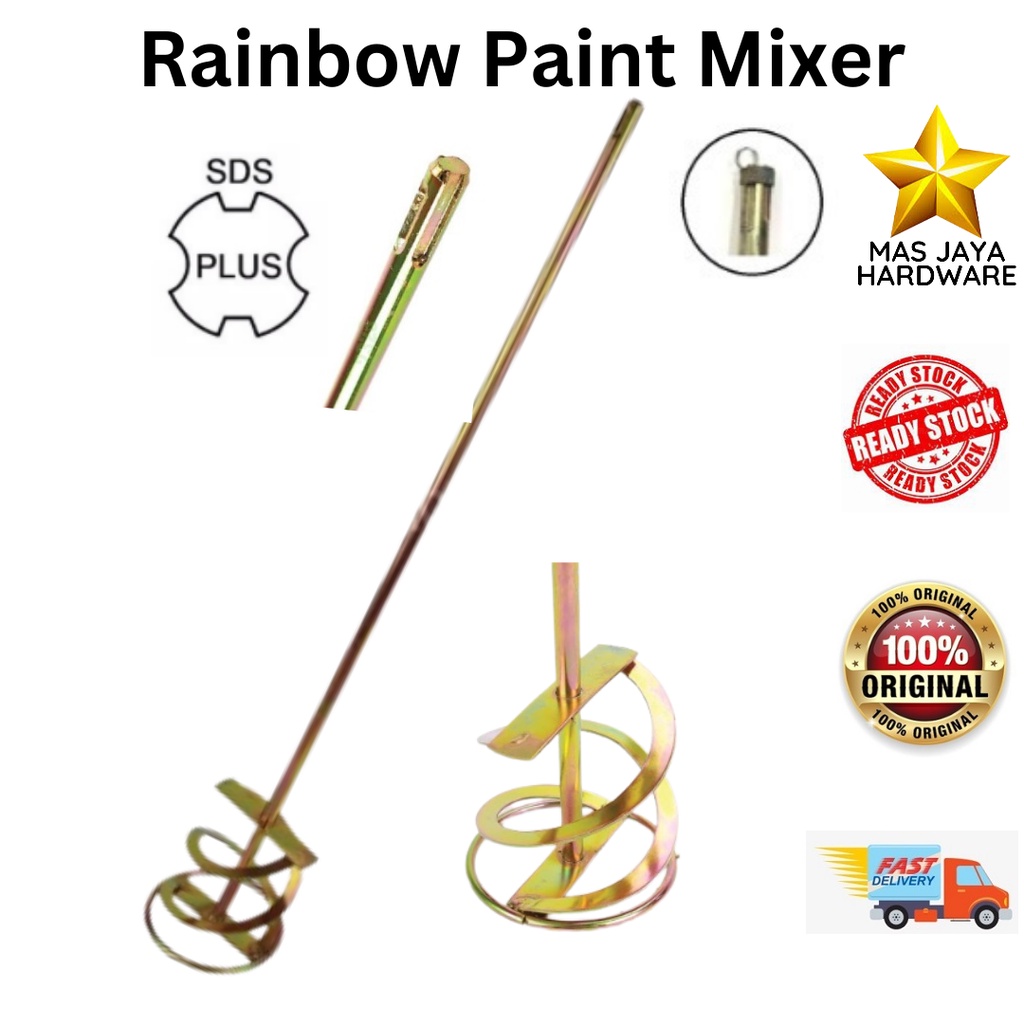 115mm/600mm SDS HEAVY DUTY CEMENT PAINT PLASTER MIXER CONCRETE MIXER ...