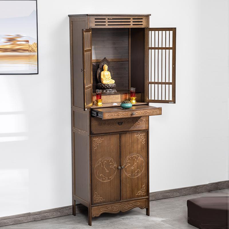 Buddhist altar offering table incense case Buddha statue altar solid ...