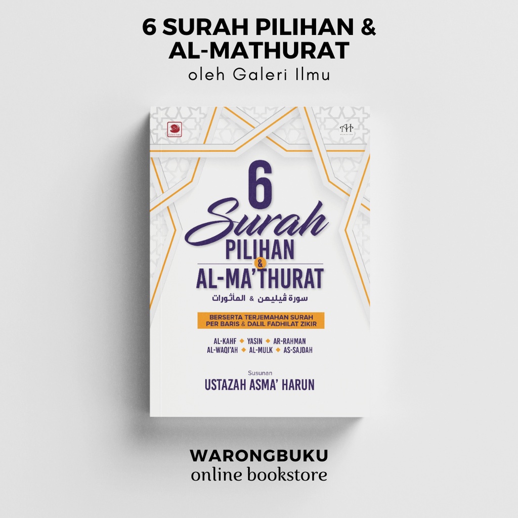 Galeri Ilmu - 6 Surah Pilihan & Al-Ma'thurat (2022) | al mathurat ...