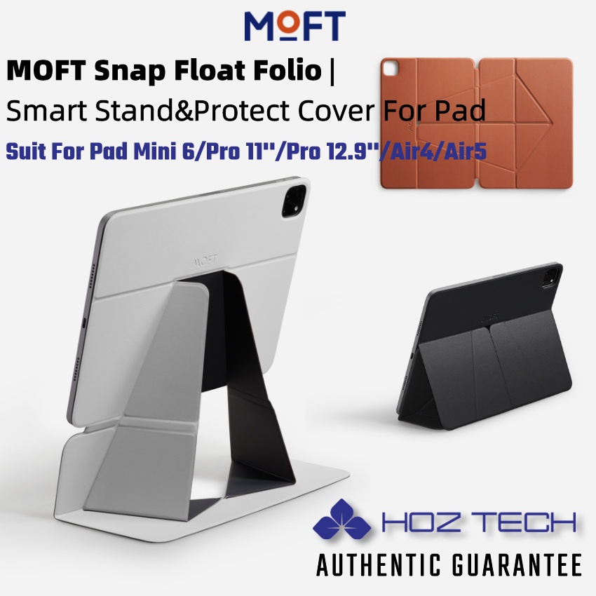 MOFT Snap Float Folio Magnetic Pad Cover&Stand,Magnetic Friendly Tablet ...