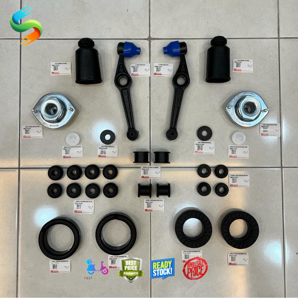 30 ITEM COMPLETE SET FOR PERODUA KANCIL 660/850 - LOWER ARM/CROSSMEMBER ...