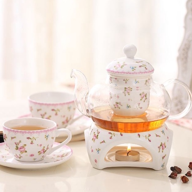 [READY STOCK] Mini Floral Tea Set 2 Pax Teapot and Teacup set with Tea ...